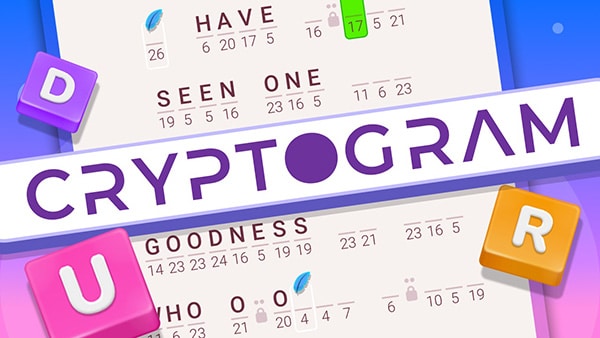 Cryptogram: Word Brain Puzzle Game 🕹️ Play Online Now