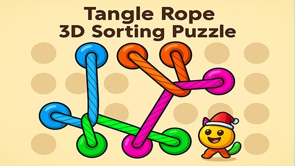 Tangle Rope 3D: Sorting Puzzle Game Online 🕹️ Play Now