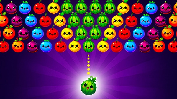Fruit Frenzy Bubbles Game 🕹️ Play Online Now