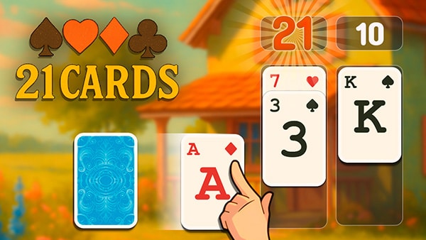 21 Cards Game 🕹️ Play Online Now at RoundGames