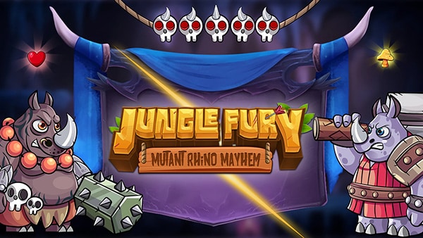 Jungle Fury: Mutant Rhino Mayhem Game 🕹️ Play Online