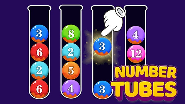 Number Tubes Game 🕹️ Play Online at RoundGames