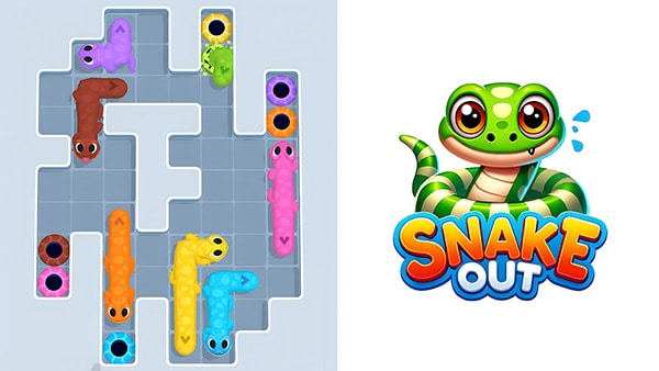 Snake Out Game 🕹️ Play Online Now at RoundGames