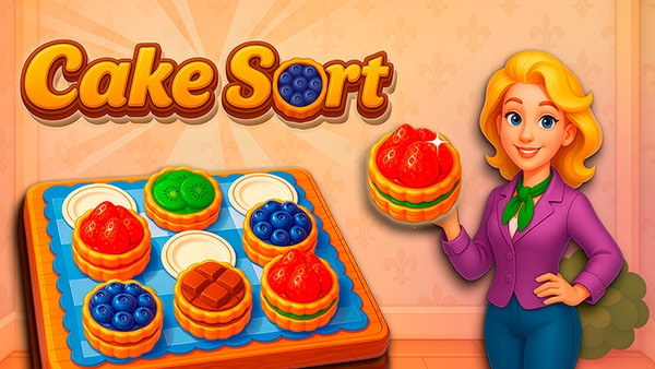 Cake Sort Game 🕹️ Play Online Now at RoundGames