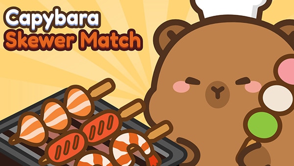 Capybara Skewer Match Game 🕹️ Play Online Now