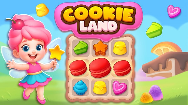 Cookie Land Game 🕹️ Play Online Now at RoundGames