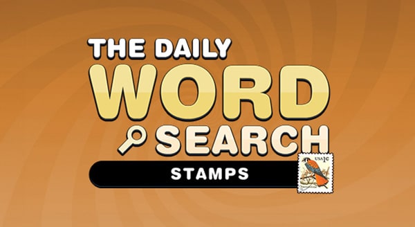 Daily Word Search: Stamps Game 🕹️ Play Online Now