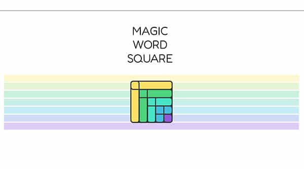 Magic Word Square Game 🕹️ Play Online Now