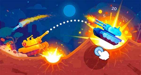 Tank Stars Online Game 🕹️ Play Now at RoundGames