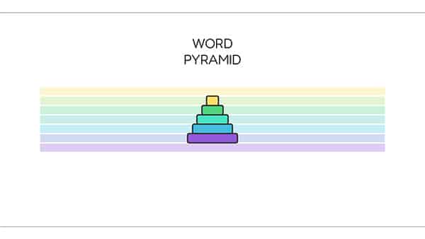 Word Pyramid Puzzle Game 🕹️ Play Online Now