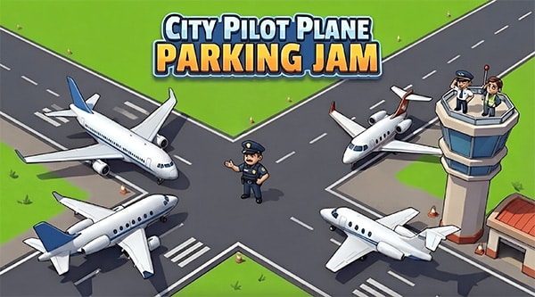 City Pilot Plane: Parking Jam Game 🕹️ Play Online Now