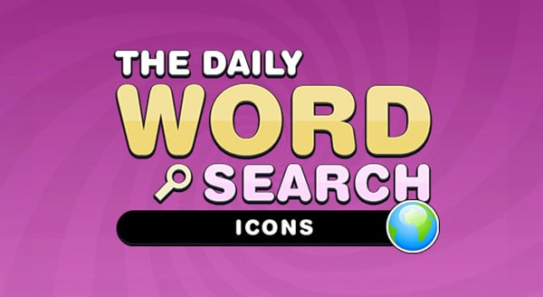 Daily Word Search: Icons Game 🕹️ Play Online Now