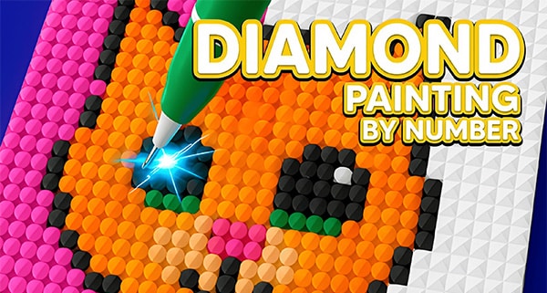 Diamond Painting by Number Game 🕹️ Play Online Now