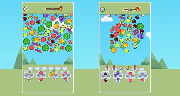 Fruit Catch: Falling Puzzle Game 🕹️ Play Online Now