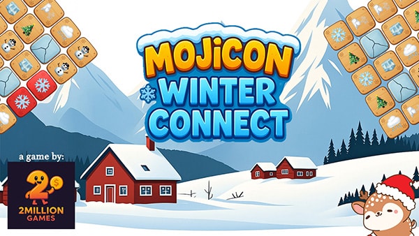 Mojicon Winter Connect Game 🕹️ Play Online Now