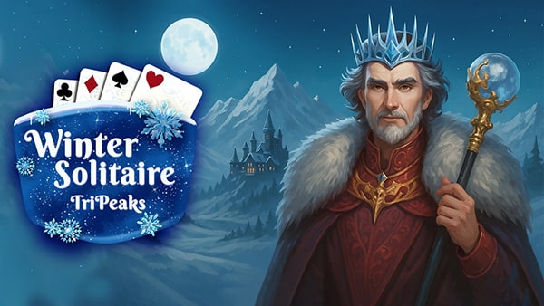 Winter Solitaire TriPeaks Game 🕹️ Play Online Now