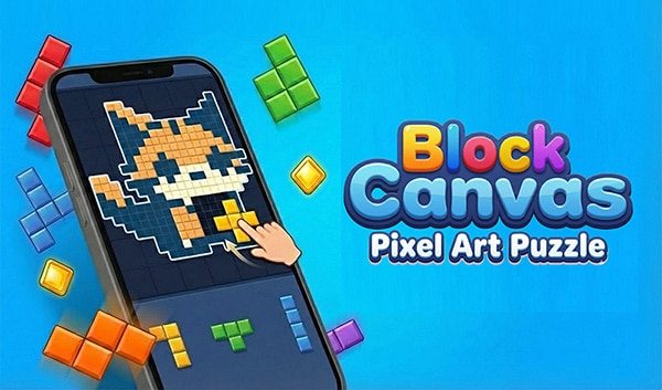 Block Canvas: Pixel Art Puzzle Game 🕹️ Play Online