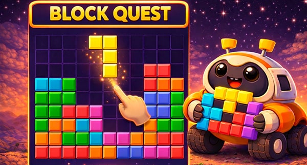 Block Quest Game 🕹️ Play Online Now at RoundGames