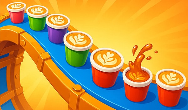 Coffee Color Blocks Game 🕹️ Play Online Now