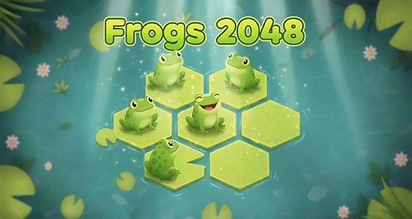 Frogs 2048 Game 🕹️ Play Online Now at RoundGames