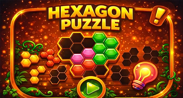 Hexagon Puzzle Game 🕹️ Play Online at RoundGames