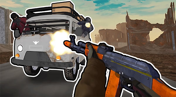Road Chase: Shooter Realistic Guns Game Online