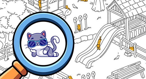 Spot the Cat: Hidden Cats Game 🕹️ Play Online Now
