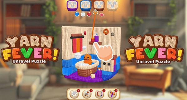 Yarn Fever: Unravel Puzzle Game 🕹️ Play Online Now