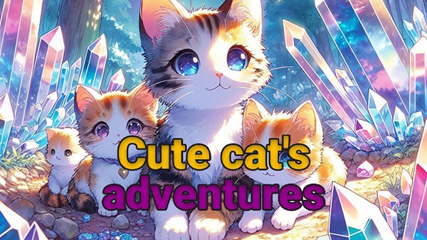 Cute Cat's Adventures Game 🕹️ Play Online Now