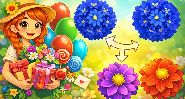 Merge Flowers: Bouquet and Gift Magic Game