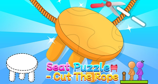 Seat Puzzle: Cut The Rope Game 🕹️ Play Online Now